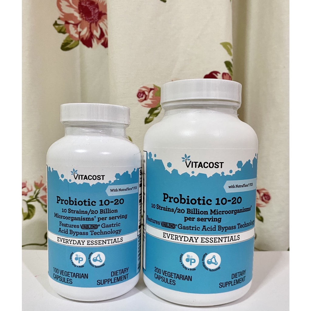 ส่งฟรีEMS Vitacost Probiotic 10 strains20 billion microorganisms โปรไบโ ...