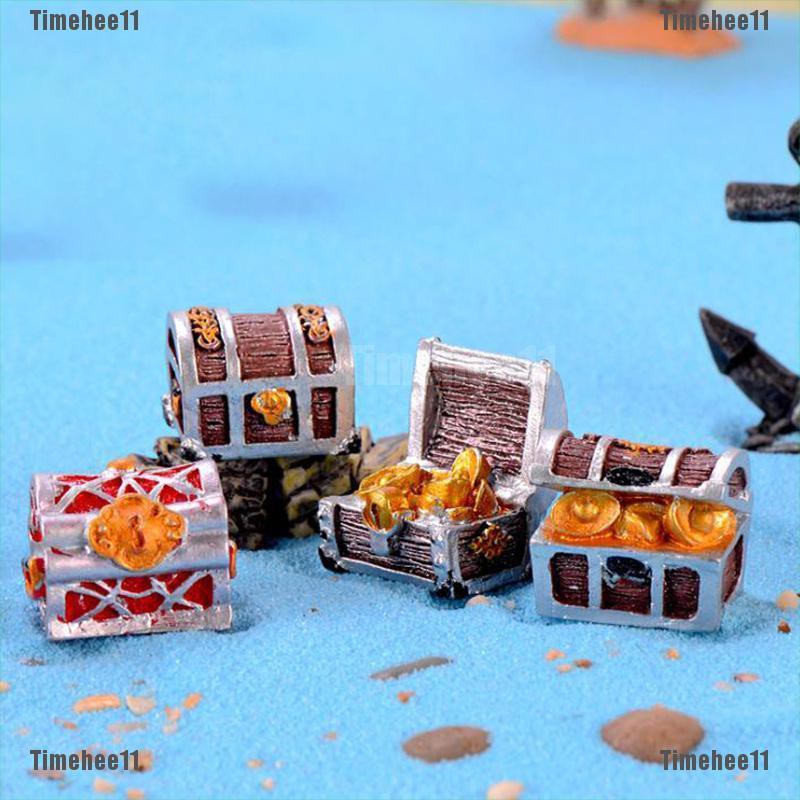 thimHEE1PC Treasure Chest Box Adventure Gaming Gold Bag Sea Pirate ...