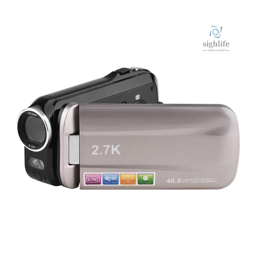 2.7K Ultra HD Mini Digital Video Camera DV Camcorder 48MP 3 Inch ...