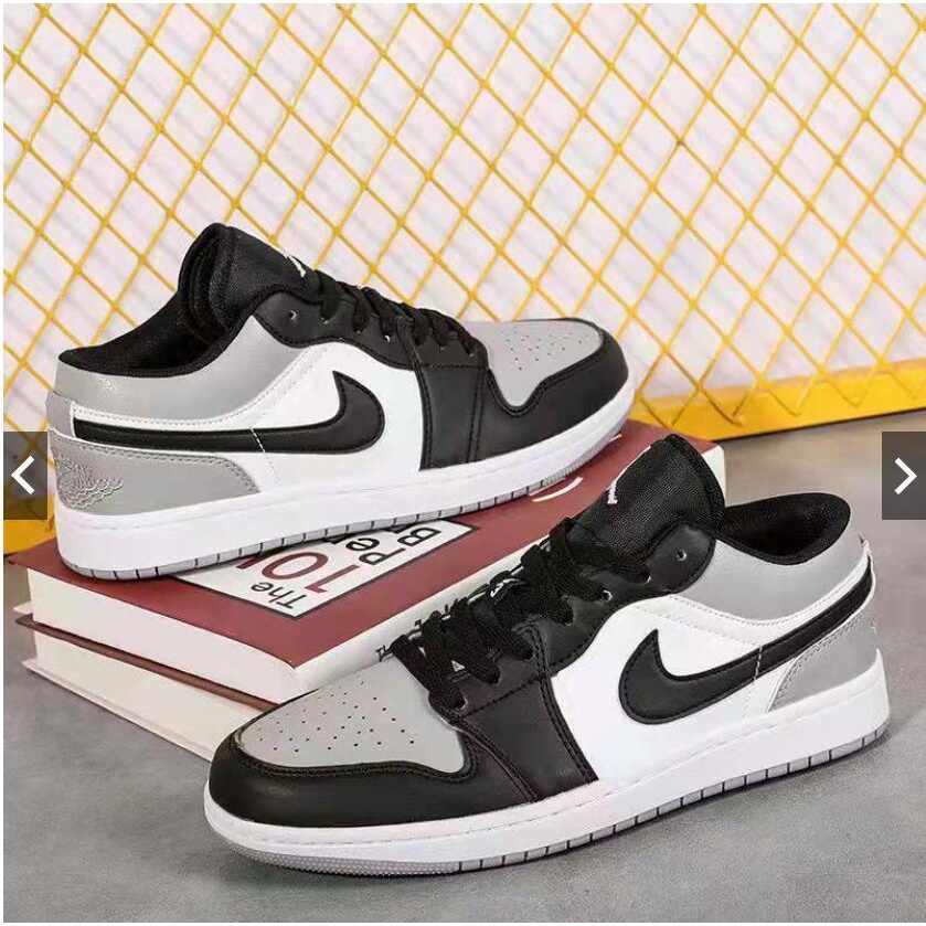 CR-71 Sock Air Jordan 1 top Low Sneakers Men Women kasut kulit aj ...
