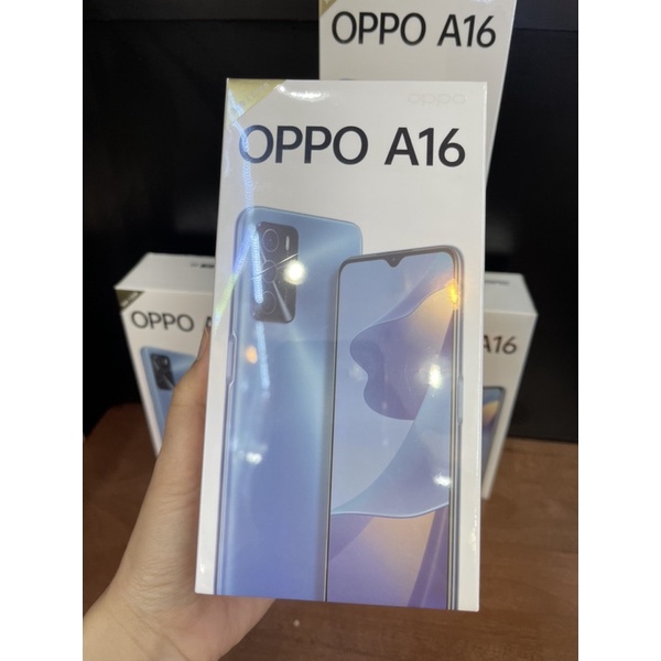 OPPO A16 4G เครื่องใหม่ศูนย์เคลียร์สต๊อก (464GB) CPU Helio G35 จอ 6.52 ...