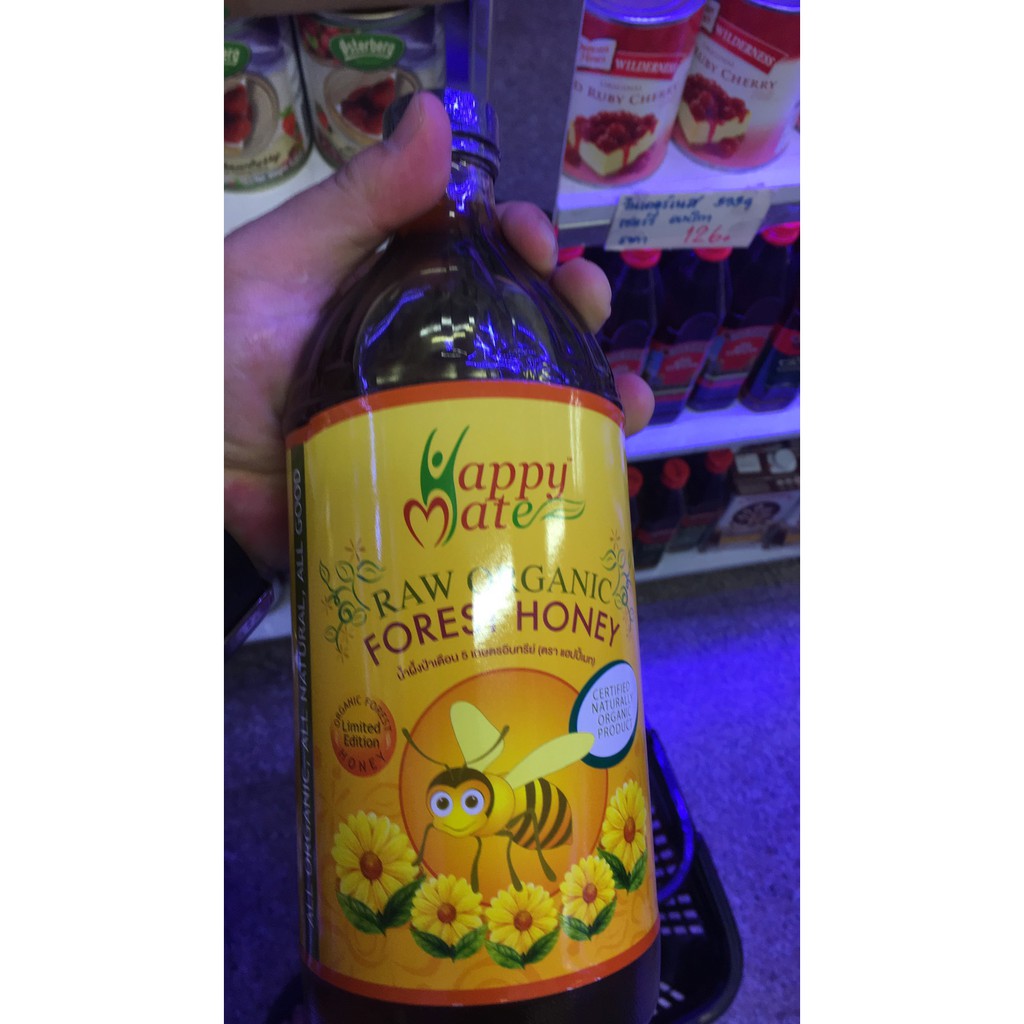 Happy Mate น้ำผึ้งป่า เดือน 5 แท้100 (Raw Organic Honey) 1345g ...