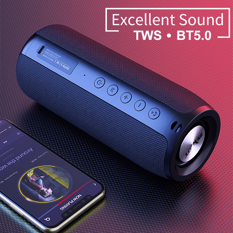 ღღZEALOT TWS Wireless Speaker Bluetooth 5.0 Soundbar Portable Heavy ...