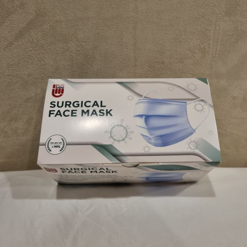 KS GLOVE FACE MASK หน้ากากอนามัย ks สีขาว 50 ชิ้น - ksgloveofficial - ThaiPick