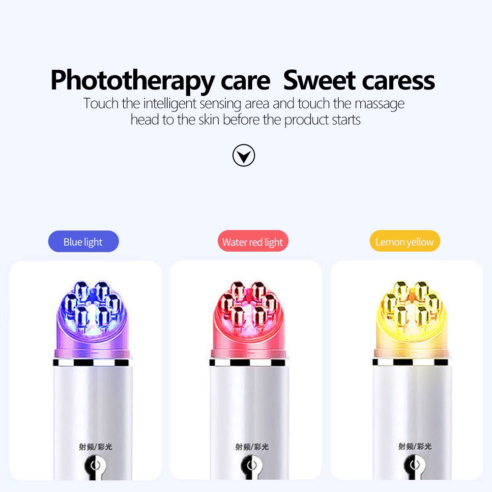 3 Colors Eye Beauty Devices LED Photon Therapy Anti Wrinkle Removal RF ...