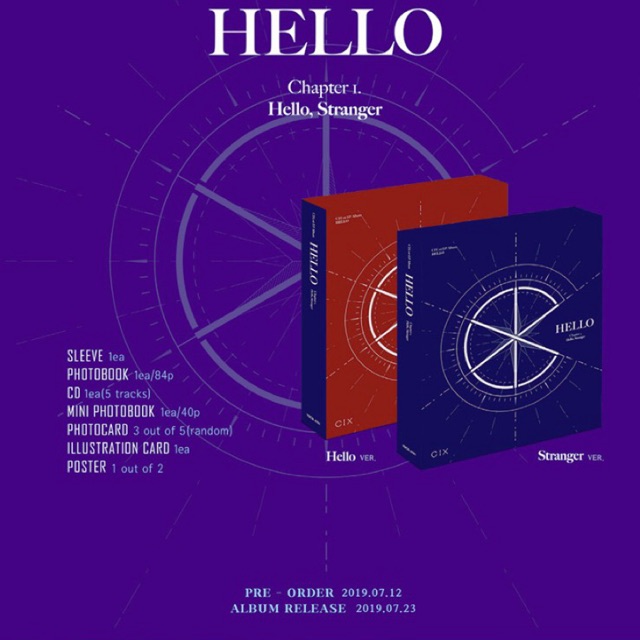 Pre CIX - HELLO(Chapter 1.HELLO Stranger) | Shopee Thailand