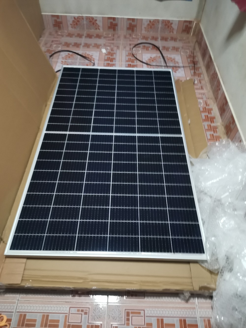 แผงโซล่าเซลล์ โมโนฮาฟเซล 340 วัตต์ risen solar panel mono halfcell 340 ...