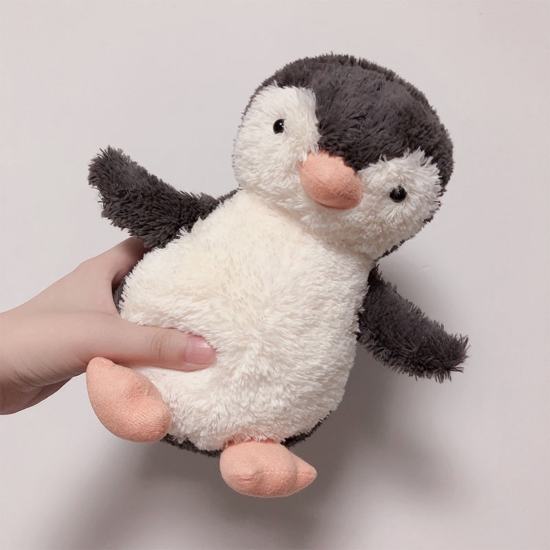 Penguin doll fox rag doll net red plush toy bed cute doll girl child ...