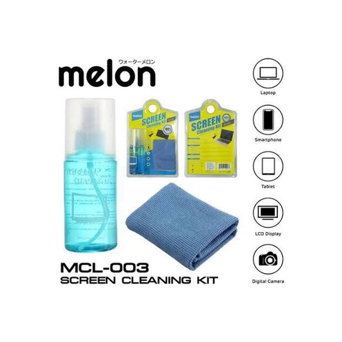 Melon MLC-002 น้ำยาทำความสะอาด หน้าจอคอมพิวเตอร์โน๊ตบุ๊คมือถือ พร้อมผ้าเช็ด ที่เป่าฝุ่นมือบีบ ...