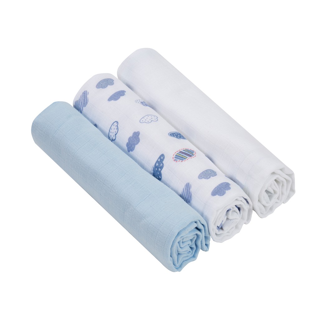 Clevamama ผ้าอ้อมมัสลินเซต 3 ชิ้น Muslin Cloth Set (3Pk) - vtkids ...