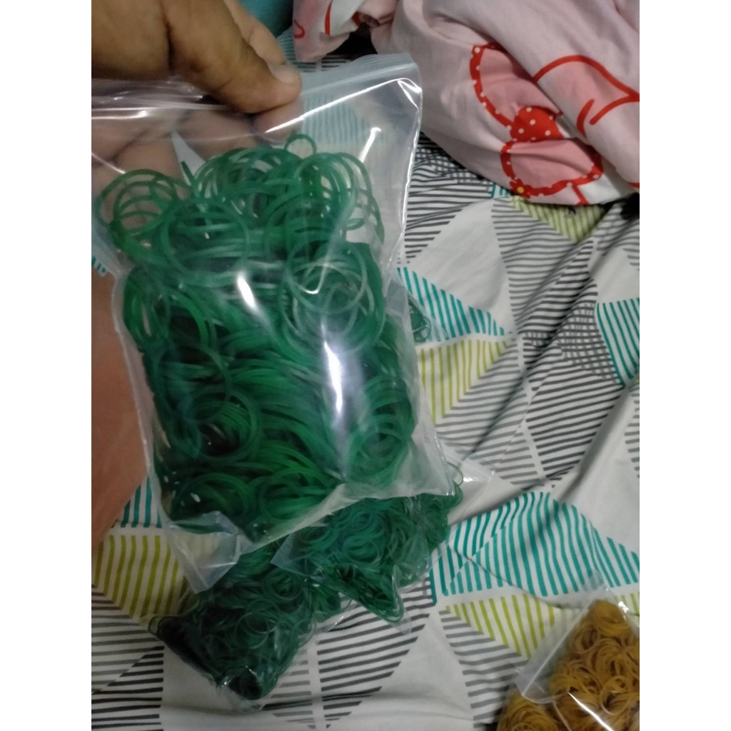 หนังยาง ยางรัดของ น้ำหนัก 100 กรัม จำนวนเส้นประมาณ 650เส้น ยาง ขนาด 1 ...