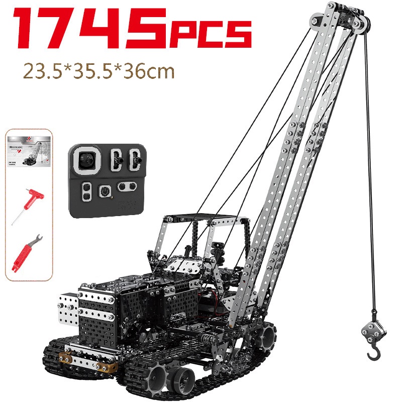 BMetal Remote Control Electric Engineering vehicle car tank Building ...