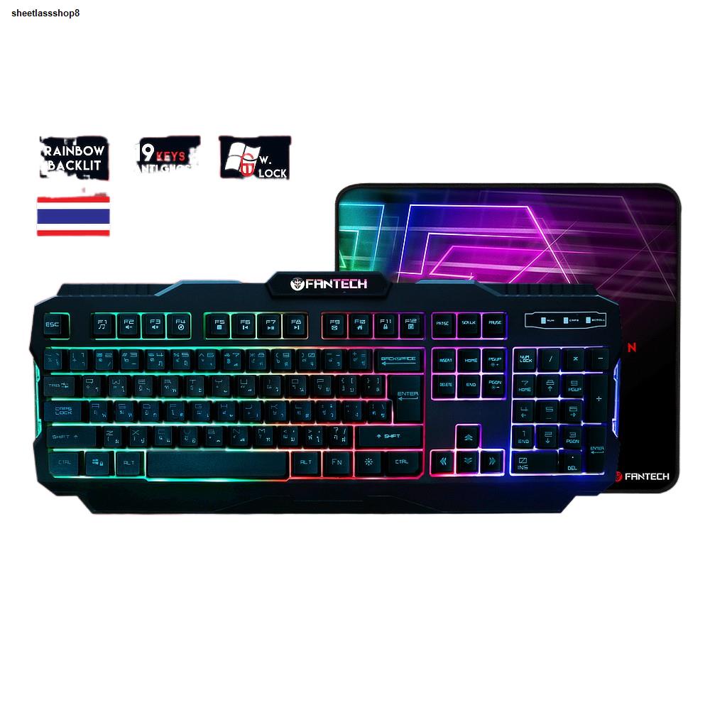 จัดส่งจากประเทศไทยFANTECH รุ่น K511 Keyboard Gaming Membrane แป้นพิมพ์ ...