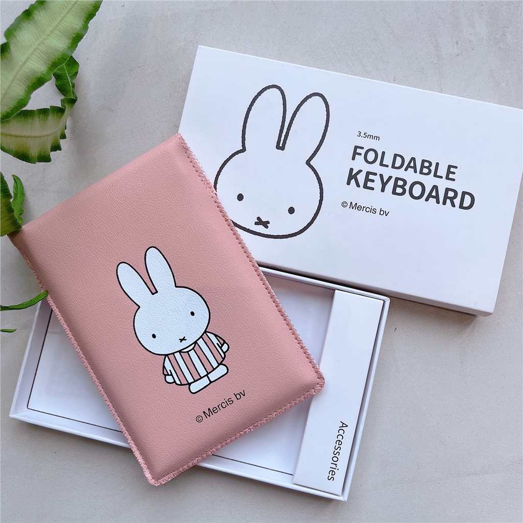 แป้นพิมพ์คอมพิวเตอร์ Miffy Mini Folding Keyboard For Ipad Iphone 2022 ...