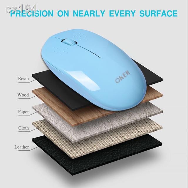 ขายดีเป็นเทน้ำเทท่า ส่งเร็ว Oker Mouse Wireless m681 Laser Silent keys ...