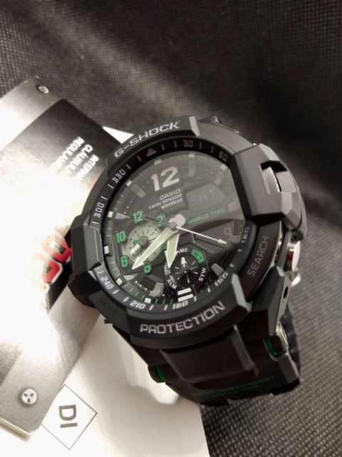 G-SHOCK GA-1100-2A สี OPTIMUS และ GA1100-1A3 สีเขียว ประกัน CMG แท้ 100 ...