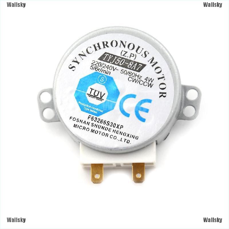 Wallsky Microwave Oven Tray Motor 220-240V 4W Synchronous Motor for ...