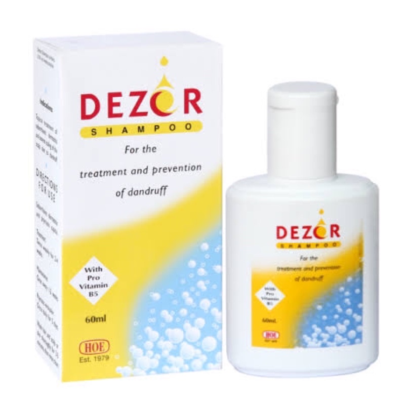 Dezor Shampoo ดีซอร์ แชมพู 60 ml 120 ml ขจัดรังแค ลดอาการคันศีรษะ รักษา ...