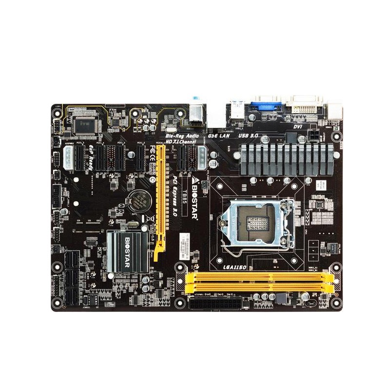 เมโมรี่ การ์ด Wz Biostar Tb85 Baffle Btc 1150Chip Set Intel Form ปัจจัย ...