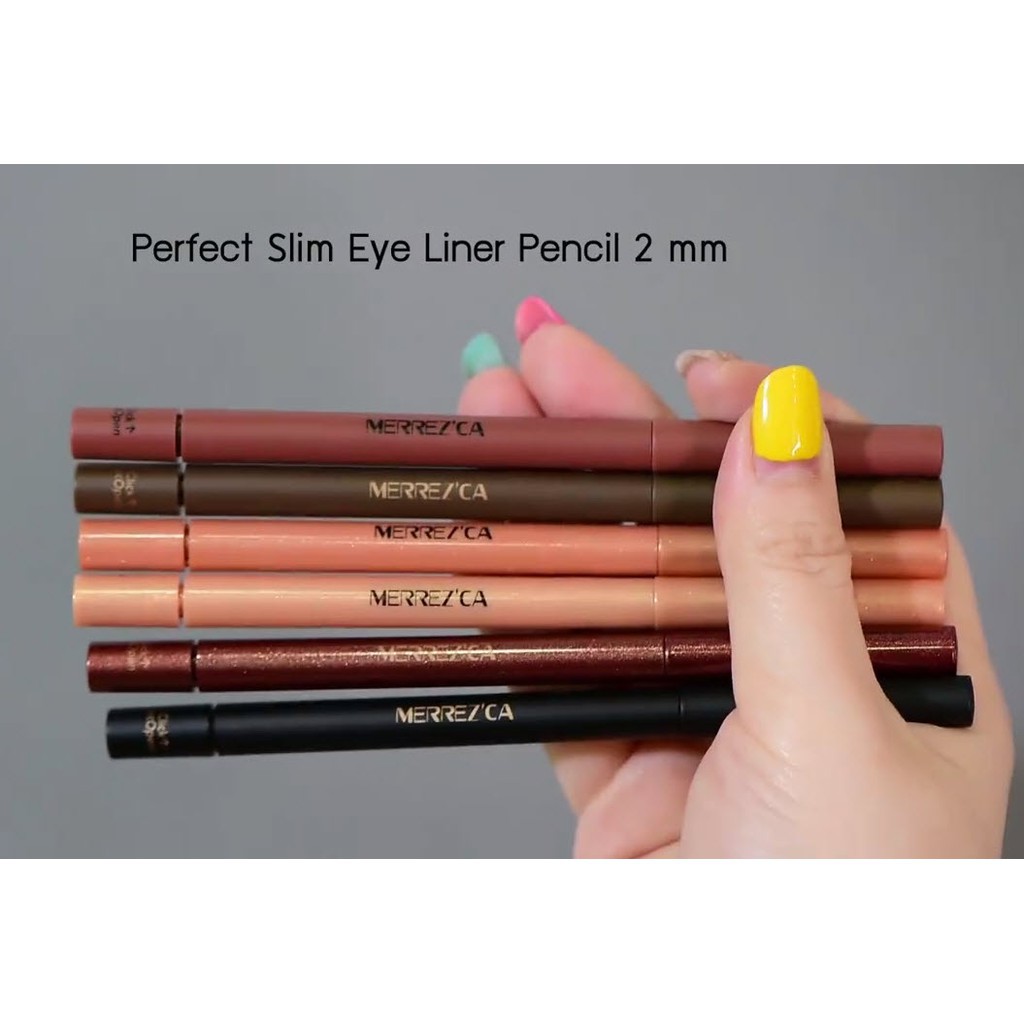 สอเขียนคิ้ว merrezca Merrezca perfect slim eyeliner pencil ดินสอไลเนอร์ ...
