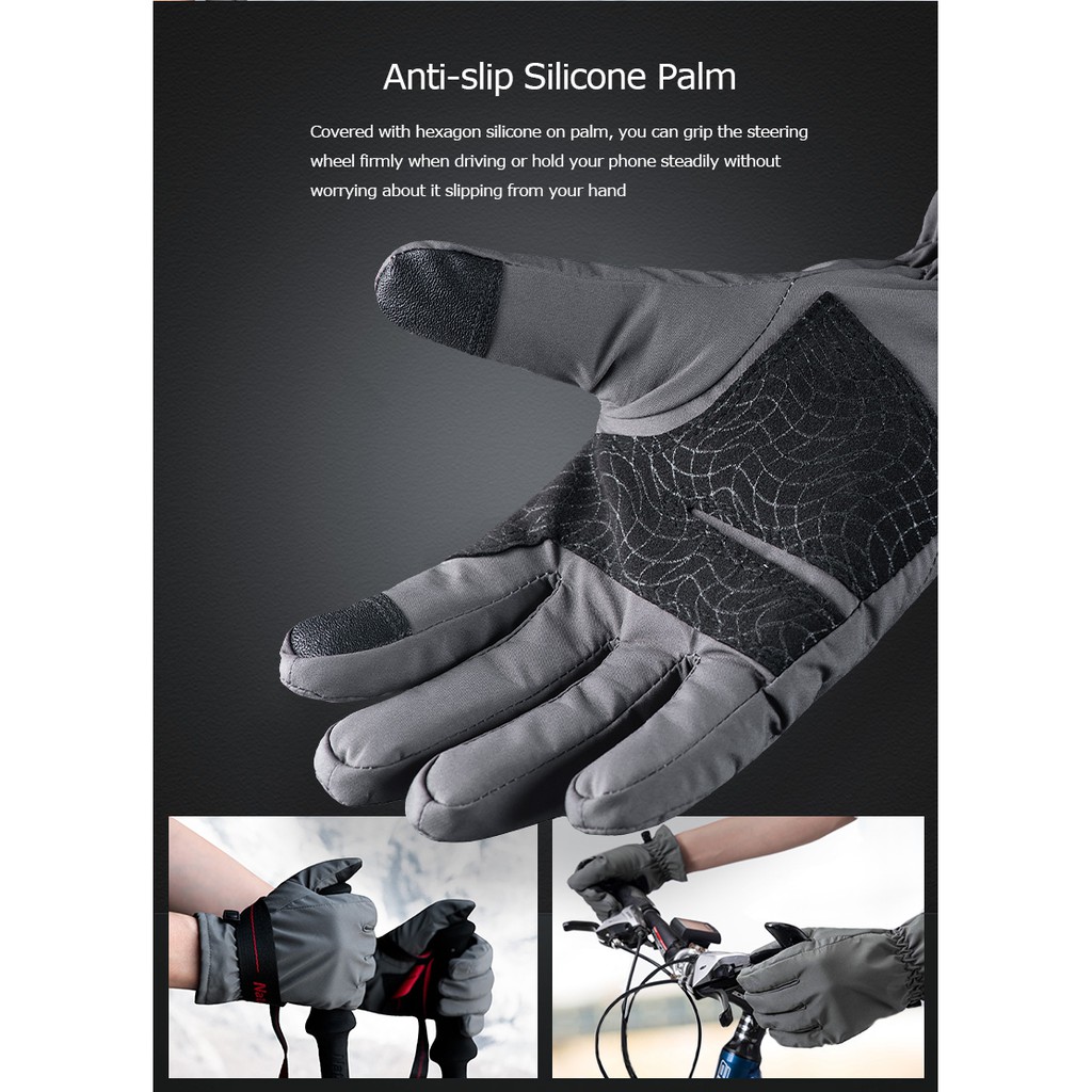 Rs 171 - Gl - 04 Naturehike Nh 18S 005-T ถุงมือกันน้ําสําหรับวิ่งขี่ ...