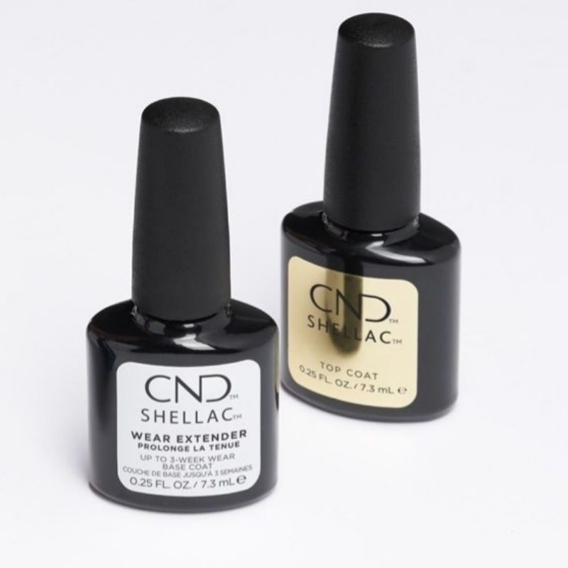 CND ของแท้ 100 จากบริษัทนำเข้า Shellac Base Top Coat gel - nail ...