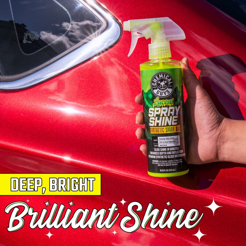 (ของแท้) LUCENT SPRAY SHINE SYNTHETIC SPRAY WAX (16 OZ) CHEMICAL GUYS - shine_car_detailing ...