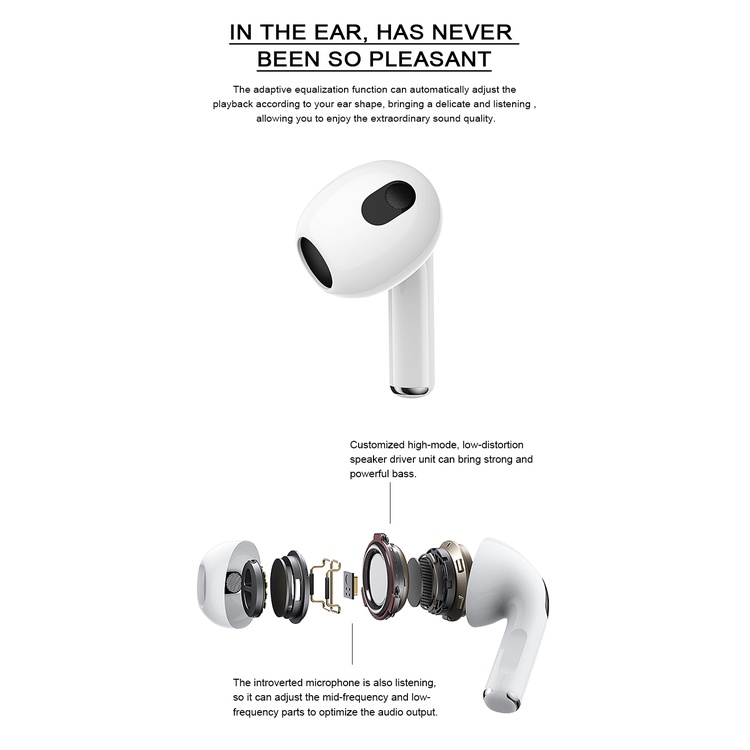 New Inpods 3 รุ่นใหม่ล่าสุด2021 11 เปลี่ยนชื่อได้ มี Gps การชาร์จแบบไร้ ...