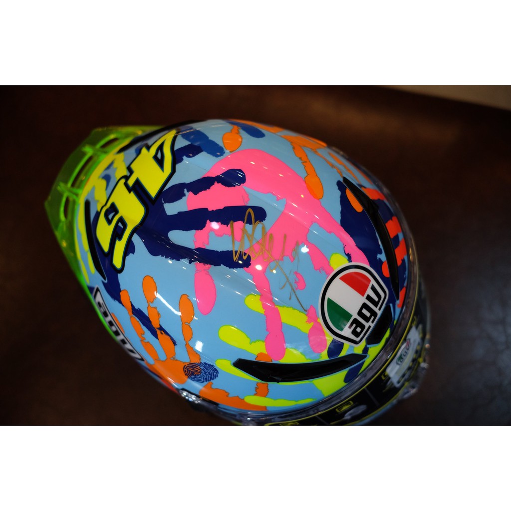 AGV Corsa Misano 2014 Size M (มีลายเซ็นRossi) แถมSP Blacklight Pro bolt ...
