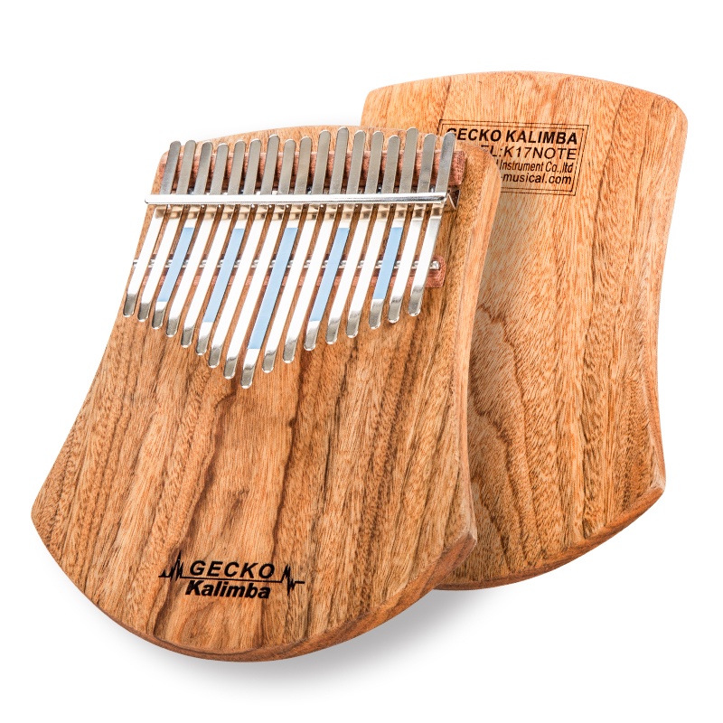 B Tone Gecko Kalimba 17 Keys Solid Camphorwoodwith Instruction And Tune ...
