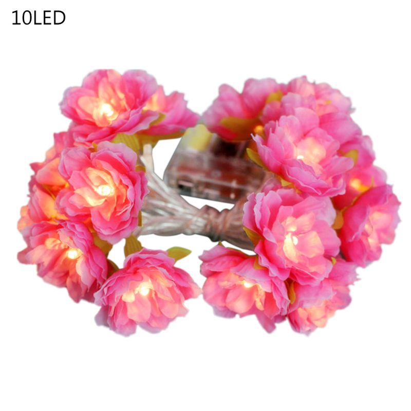 â €COLO 10/20 LED Artificial Silk Flower Decorative Lights False ...