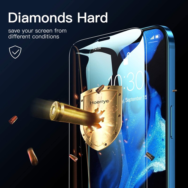 Wsken iPhone 13 Pro Max 2 Pack Screen Protector with 2 Pack Camera Lens ...