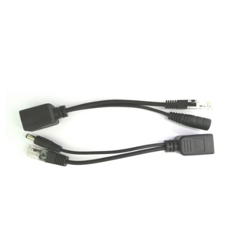 หัวPOE Converterจ่ายไฟไปพร้อมกับสายแลน 1คู่ทำให้การเชื่อมต่อ IP Camera ...