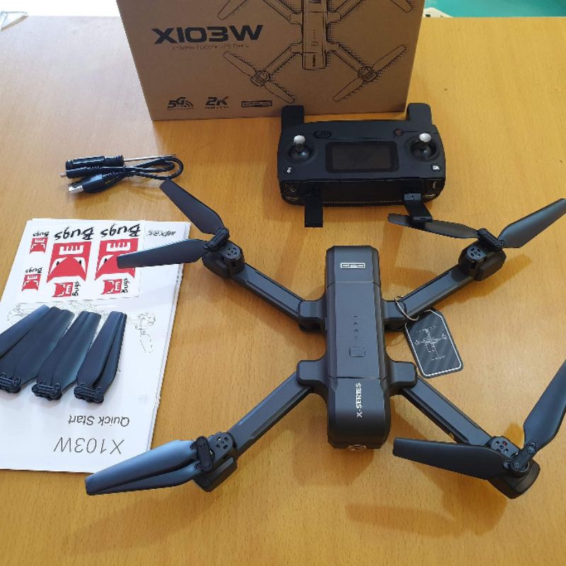 MJX X103W 5G WIFI FPV พร้อม 2K กล้อง GPS Follow Me พับเก็บได้ โดรน RTF - kentiya2001 - ThaiPick