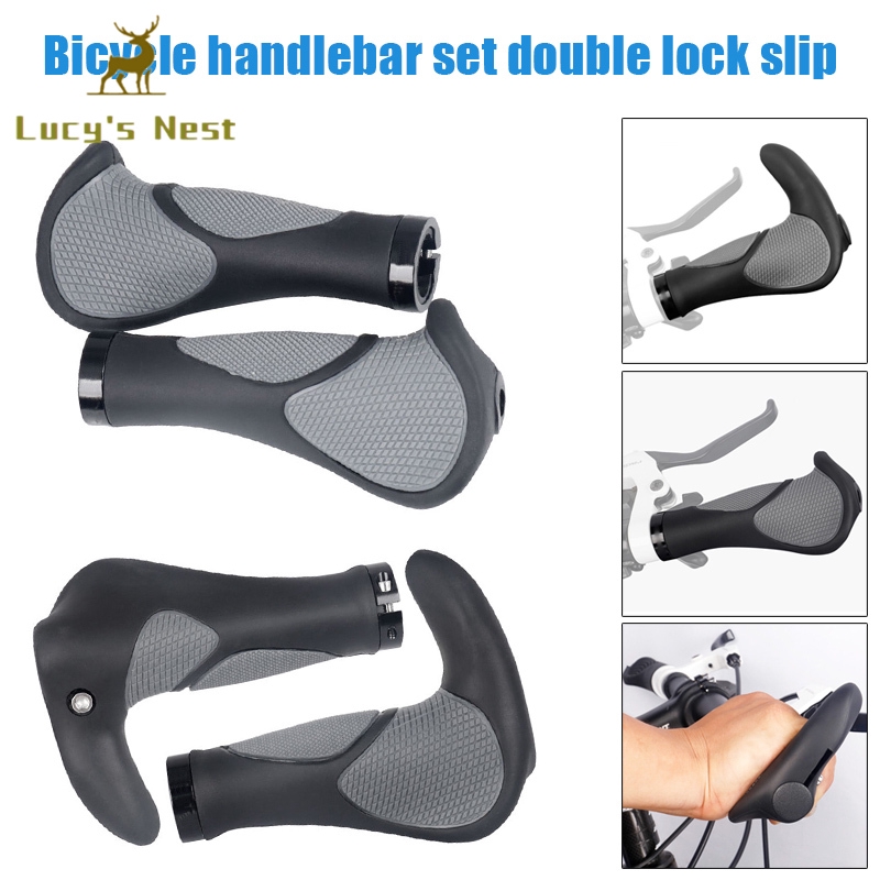 2PCS Motorcycle Handlebar Grips with Cruise Button Non-slip Hand Grip ...