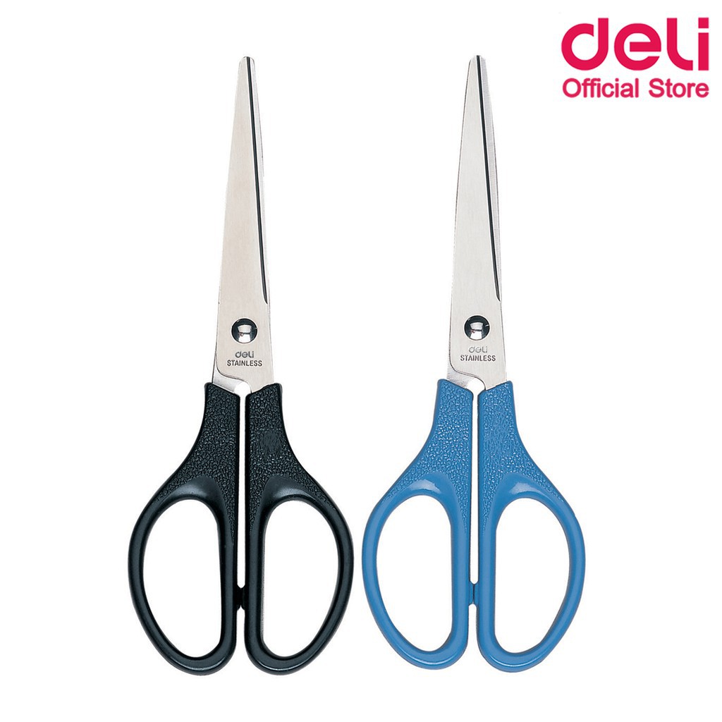 Deli 0603 Scissors กรรไกรสแตนเลส ขนาด 170 มิลลิเมตร | Shopee Thailand