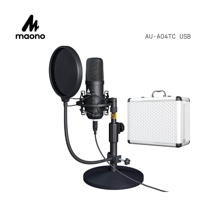 MAONO AU-A04TC USB Microphone with Storage | Shopee Thailand
