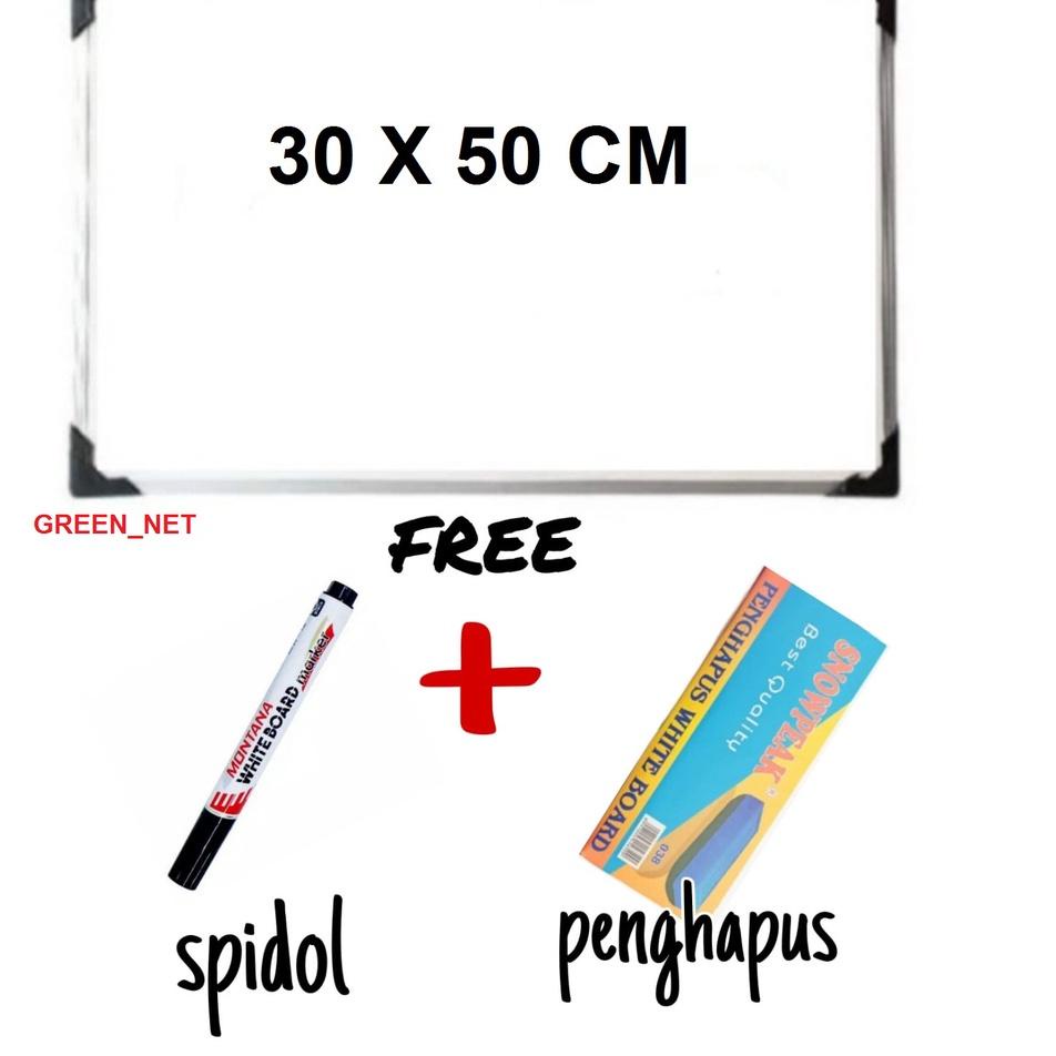 Sp009 ชอล์กบอร์ด และปากกามาร์กเกอร์ และไวท์บอร์ด ขนาด 30X50 (ฟรีสไปดอลและน้ํายาล้าง ...