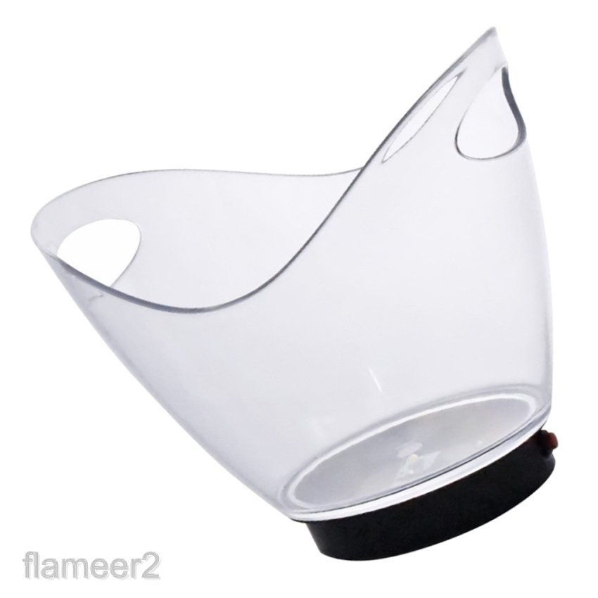LED Ice Bucket Colours Changing Luminous Champagne Wine Drinks Cooler ...