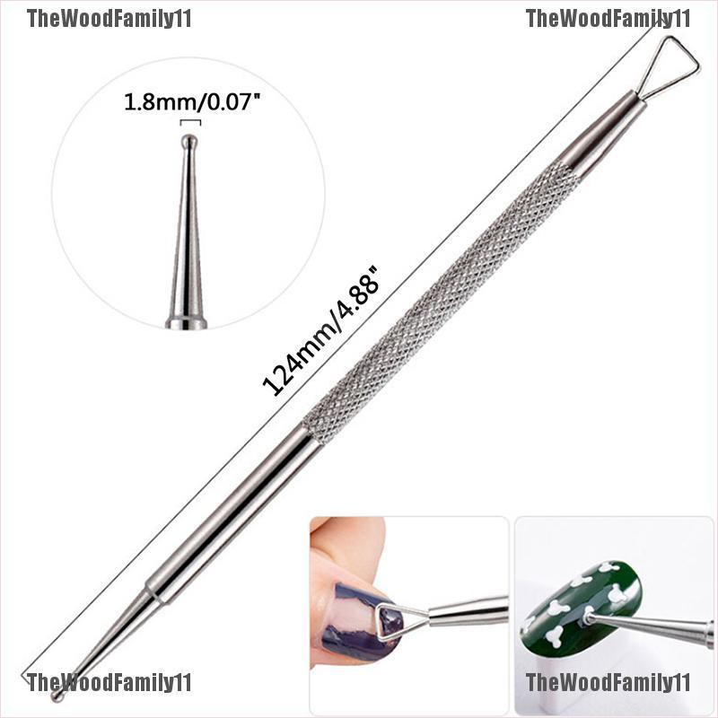 TWF Double-End Polish Remover Dotting Painting Manicure Nail Art ...