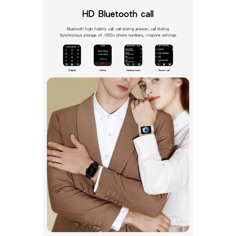 2021 MAX1 Smart Watch with Encoder Button Women Men Bluetooth Call ...