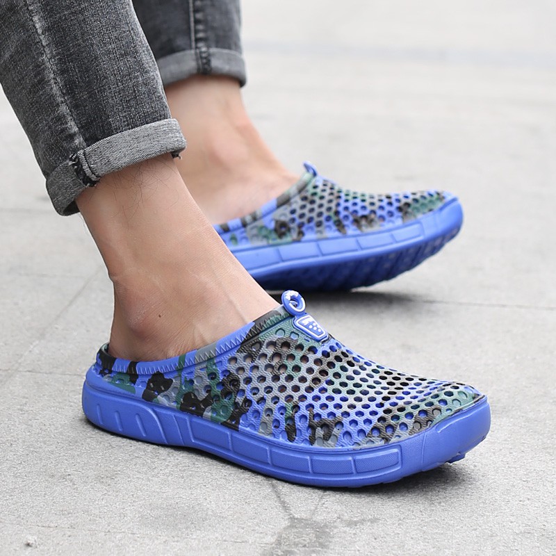 พร้อมส่ง รองเท้าแตะ กันลื่น น้ําหนักเบา ระบายอากาศ เหมาะกับเดินชายหาด สําหรับผู้ชาย 1614 MXYD ...