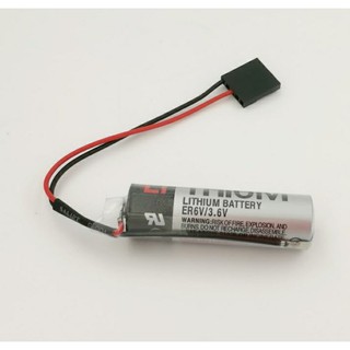 ER6VC3N ER6V / 3.6V พร้อมปลั๊ก Yaskawa PLC CNC แบตเตอรี่ลิเธียม ER6VC3N ...