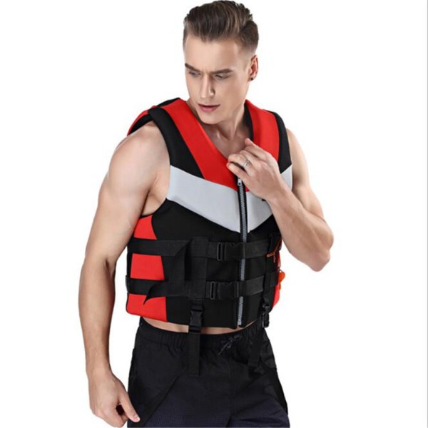 Adults Life Vest Swimming Boating Surfing Aid Floating Vest Life Jacket ...