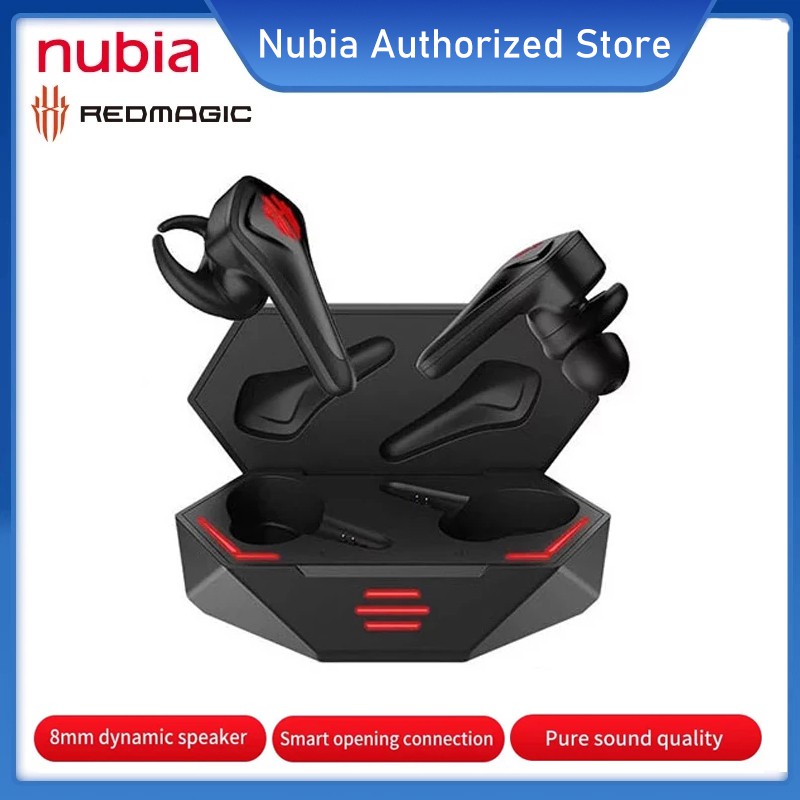 ชุดหูฟังGlobal Version Nubia RedMagic TWS Wireless Bluetooth Gaming ...