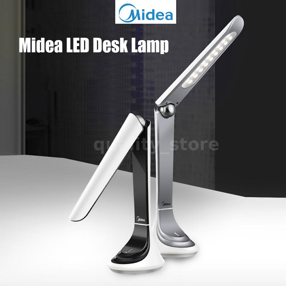 โคมไฟตั้งโต๊ะ Midea Led หรี่แสงได้ 4000K ระดับความสว่าง 3 ระดับสําหรับ ...