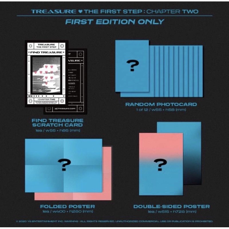 Treasure 2nd [พร้อมส่ง]TreasureSingle Album [THE FIRST STEP :CHAPTER ...