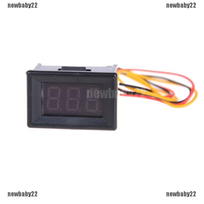 DC 0-100V LED Mini Digital Voltmeter Volt Meter Gauge Voltage Panel ...