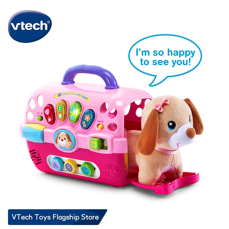 VTech Care for me learning carrier with Plush Dog Electronic Learning ...