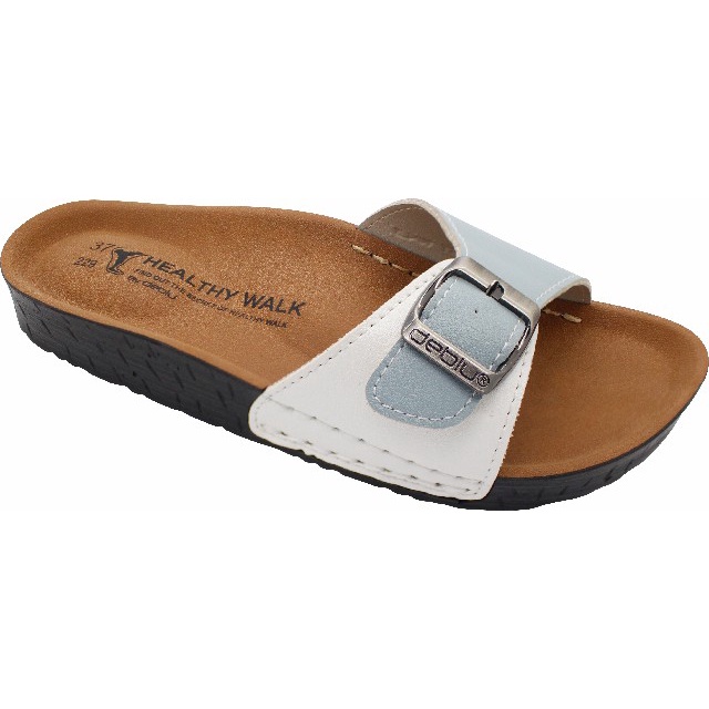 พร้อมส่ง???? รองเท้าแตะสไตล์วินเทจ แฟชั่น รองเท้าแตะไบเก้น รองเท้าแตะเพื่อสุขภาพ DEBLU L4607 ...